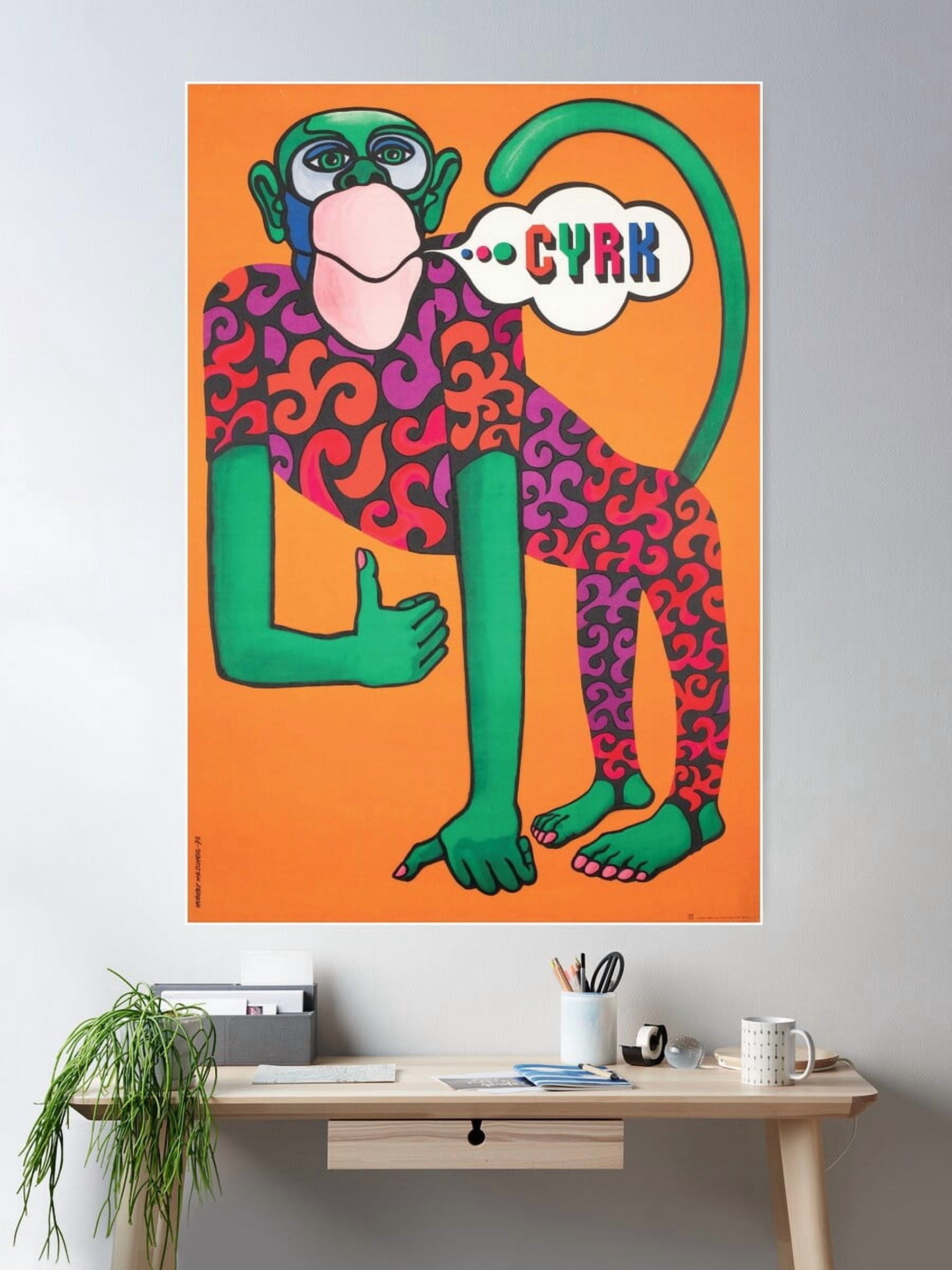 DOPAPRINT Og Bored Ape | Cyrk | 1960S Poster Wall Art, Modern Wall ...