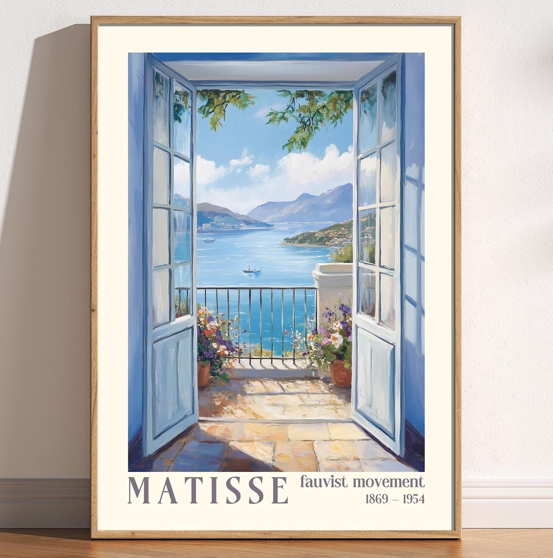 DOPAPRINT Open Window Henri Matisse Exhibition Print, Henri Matisse ...