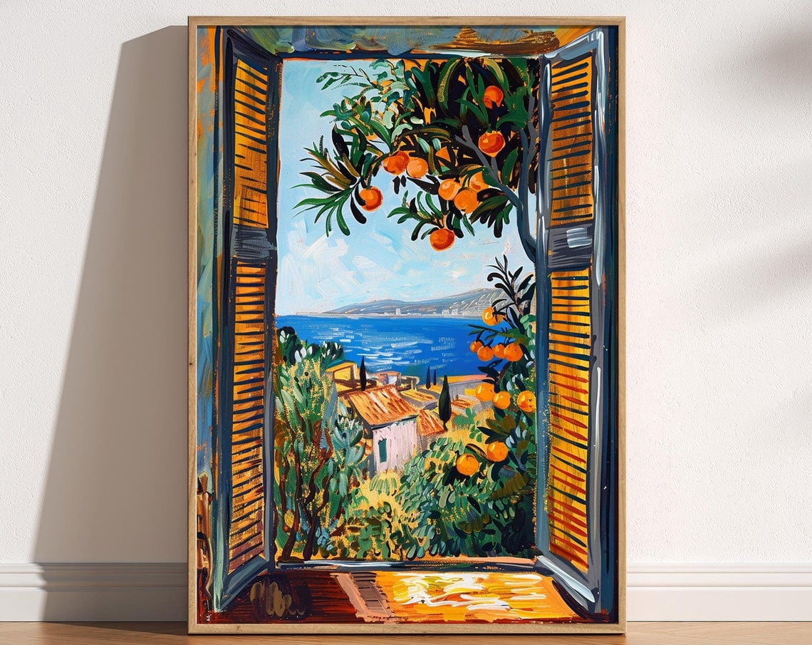 DOPAPRINT Open Window Henri Matisse Print, Henri Matisse Style Fauvism ...
