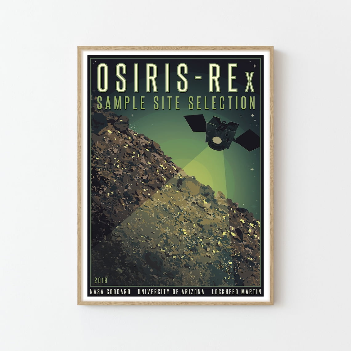 DOPAPRINT Osiris Nasa Space Travel Poster Print Planet Wall Art Home ...