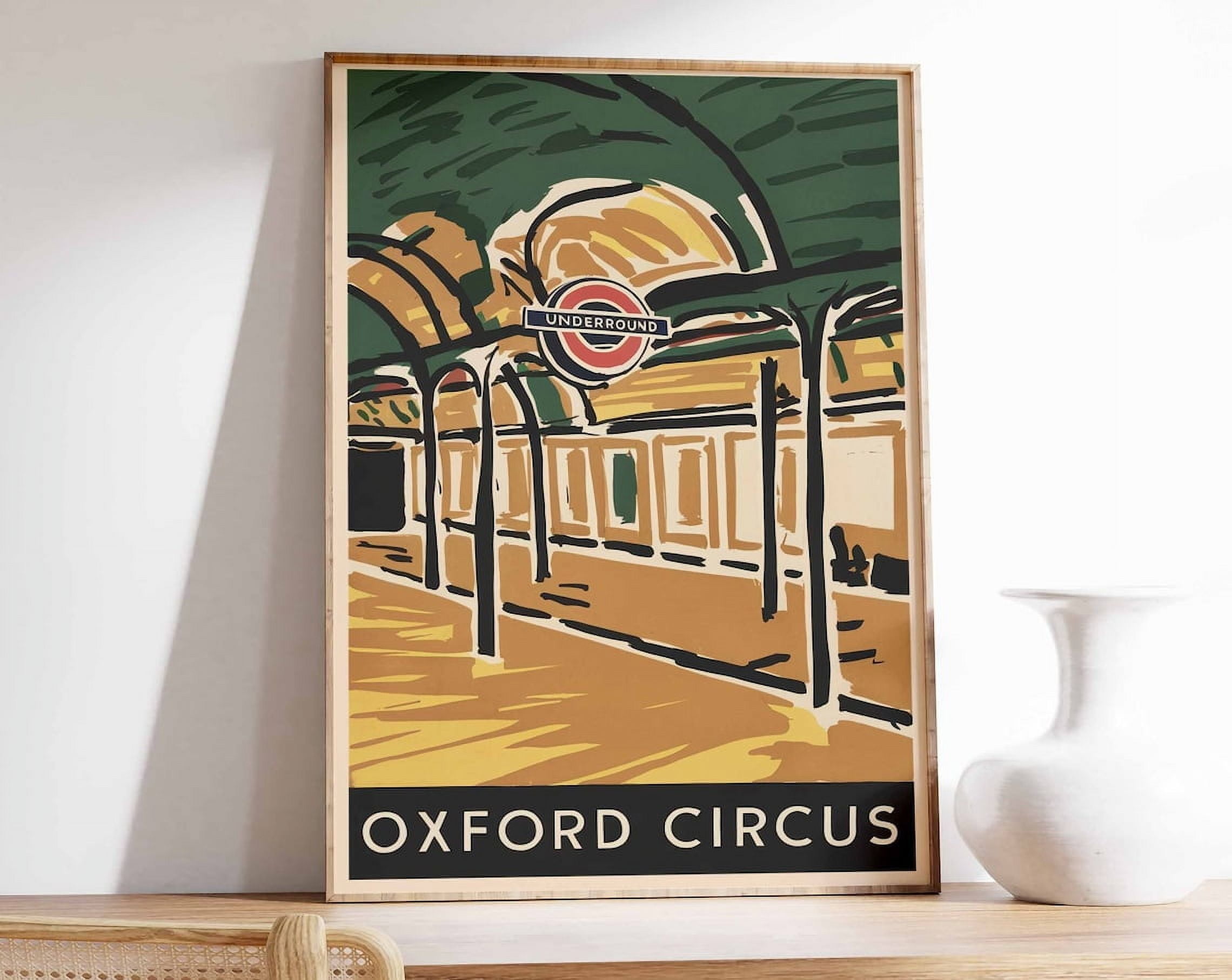 DOPAPRINT Oxford Circus Poster, London Print, London Art, London Poster ...