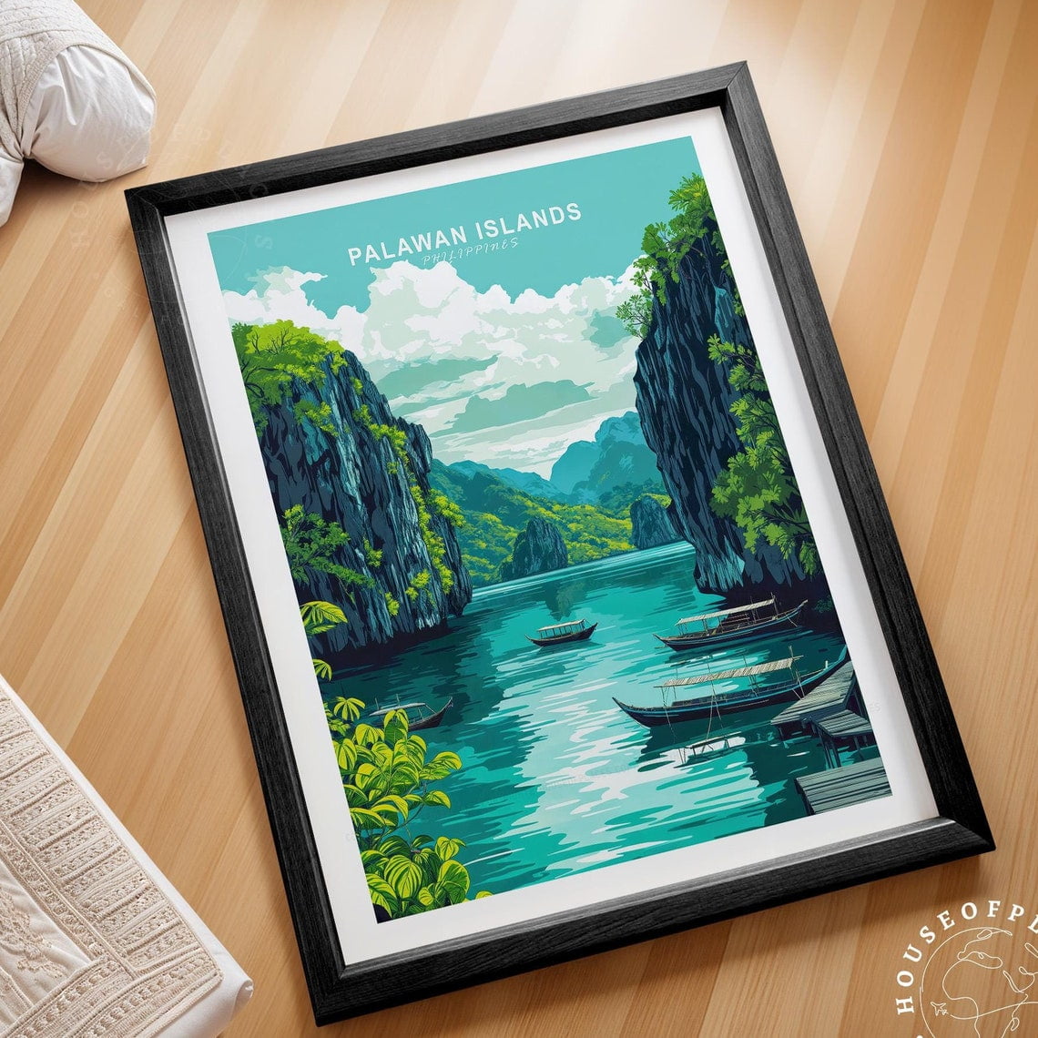 DOPAPRINT Palawan Islands Poster, Philippines Wall Art Print, Palawan ...