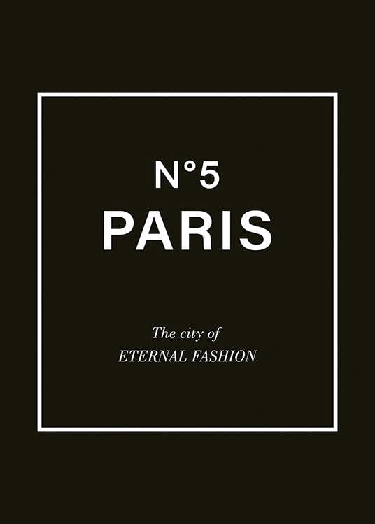 DOPAPRINT Paris No5 Print Wall Art, Bedroom NO FRAMED POSTER, Wall Art ...