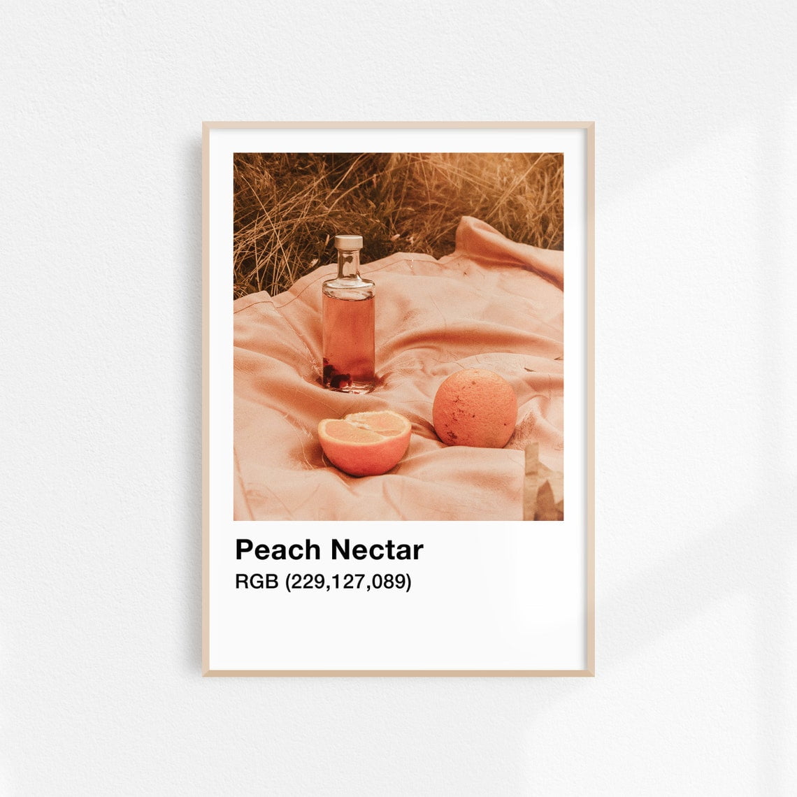DOPAPRINT Peach Print Poster Peach Poster Still Life Summer Print Peach ...