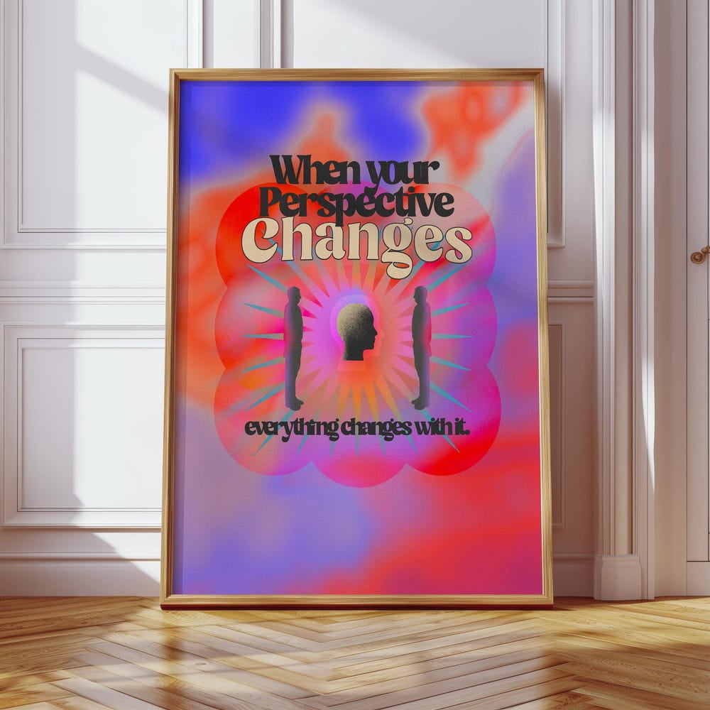 DOPAPRINT Perspective Affirmation Wall Art Print, Positive Peace ...
