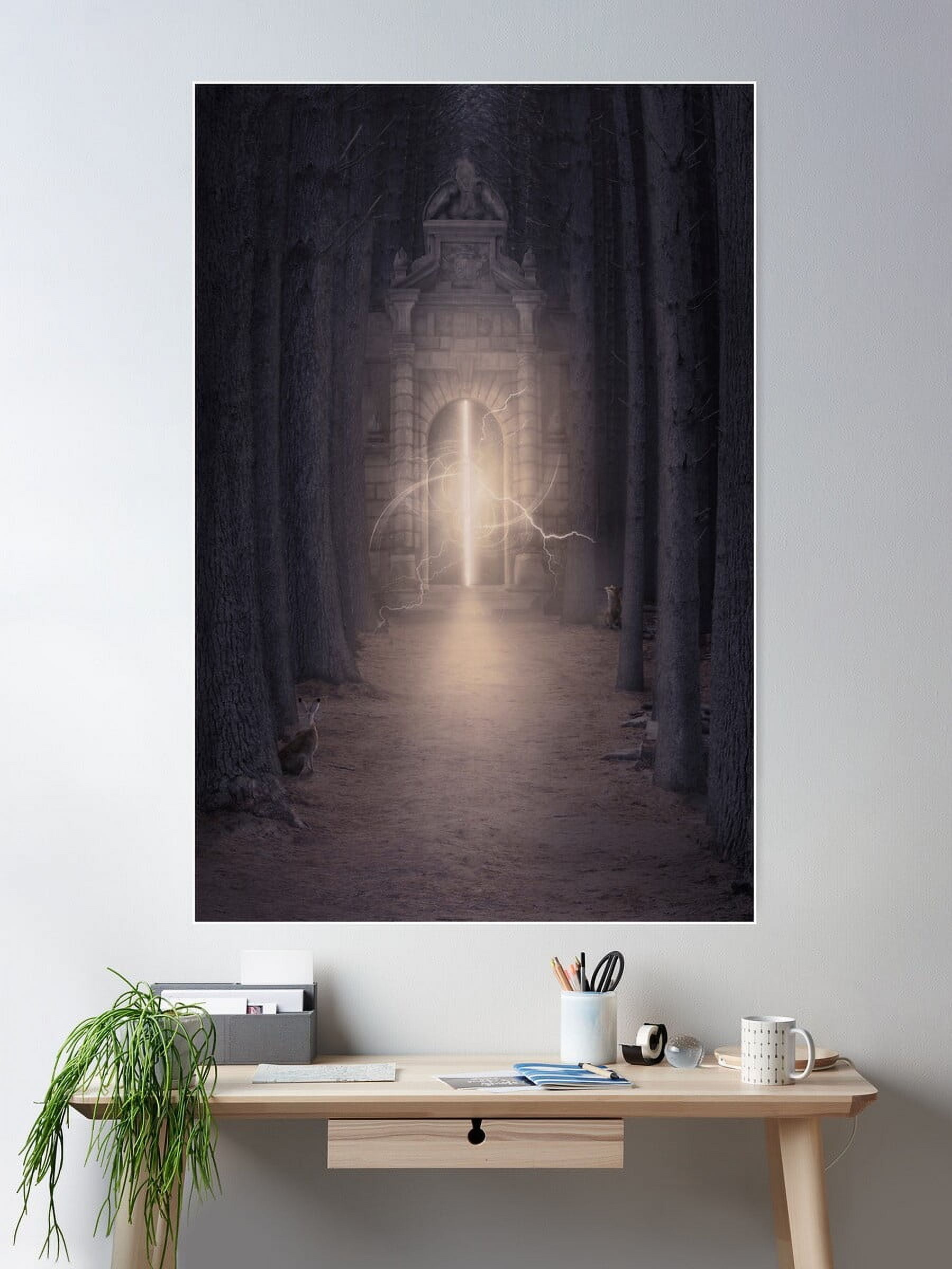 DOPAPRINT Pinetree Portal Poster Wall Art, Modern Wall Decor NO FRAMED ...