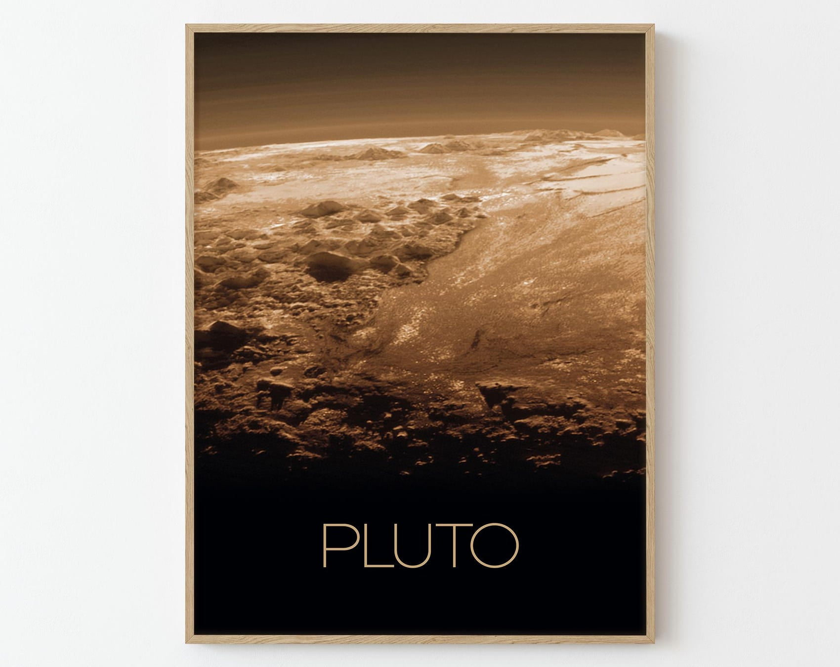 DOPAPRINT Pluto NASA Space Travel Poster Print | Stars Planets Universe Cosmos NO FRAMED POSTER ...