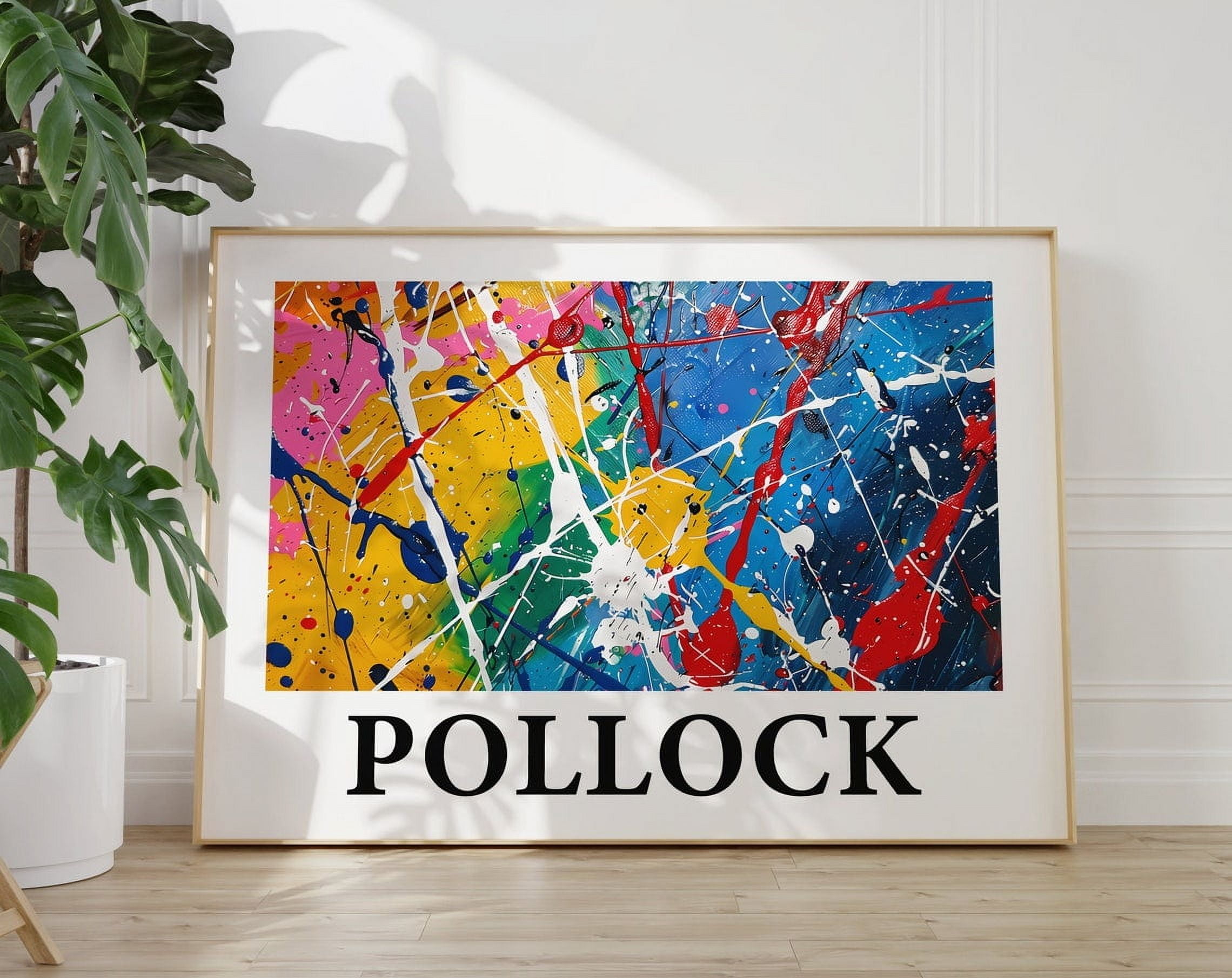 DOPAPRINT Pollock Poster - Colorful Wall Art As Pollock Print, Pollock ...