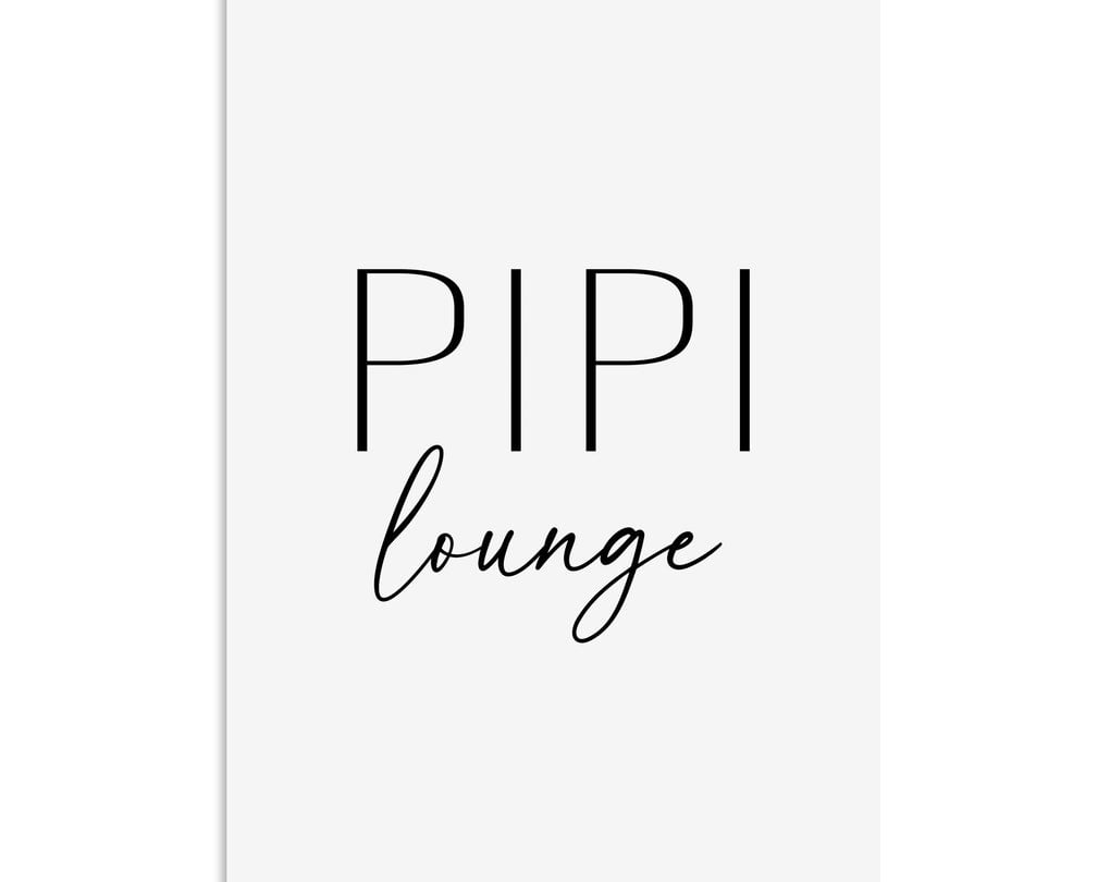 DOPAPRINT Poster Bathroom Pipi Lounge Gift Moving In Bathroom Poster NO ...