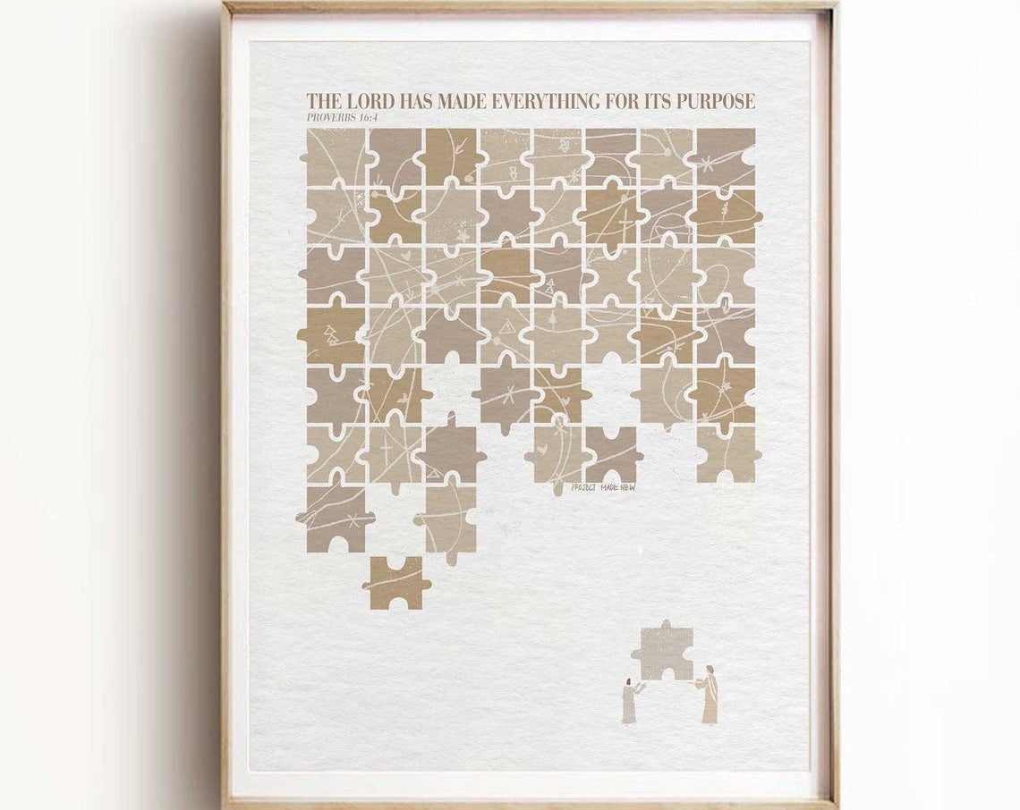 DOPAPRINT Proverbs 16 4 Christ Art, Christian Bible Art For Its Purpose ...