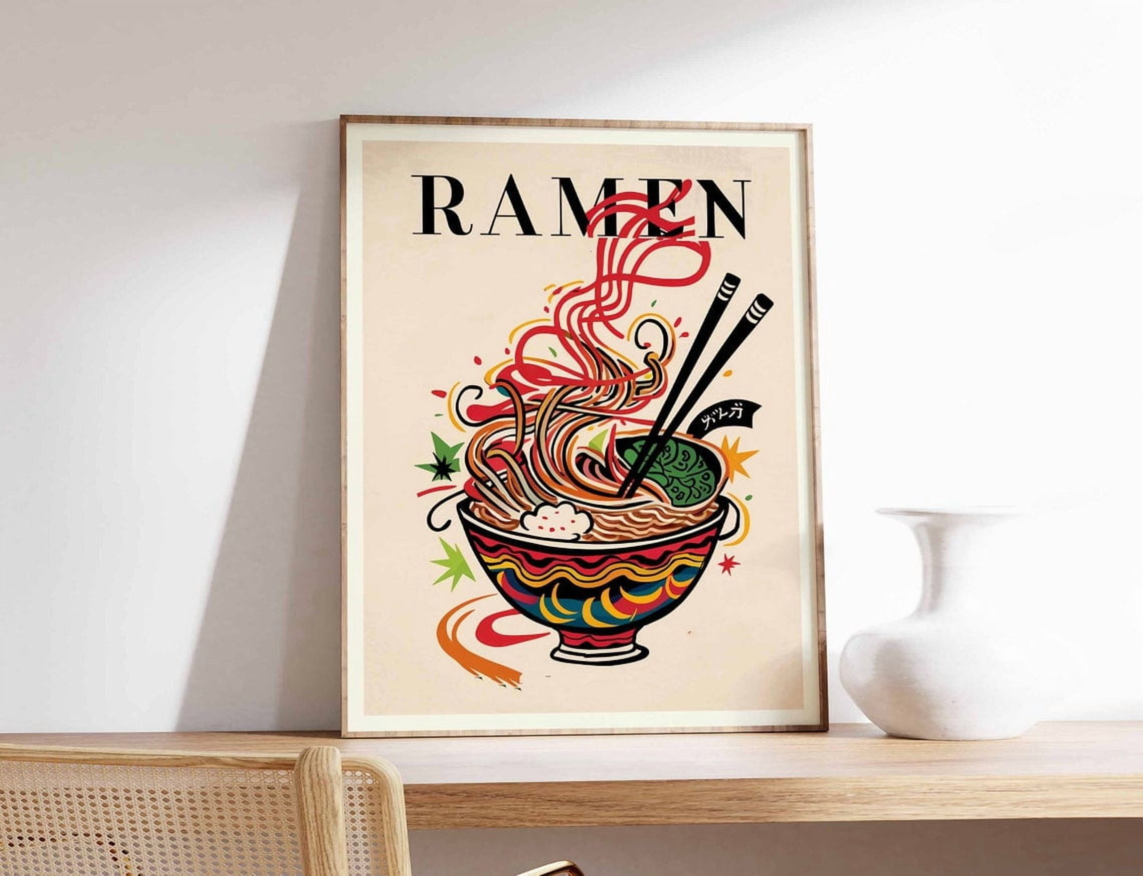 DOPAPRINT Ramen Poster, Japanese Food Art, Japanese Ramen Poster ...