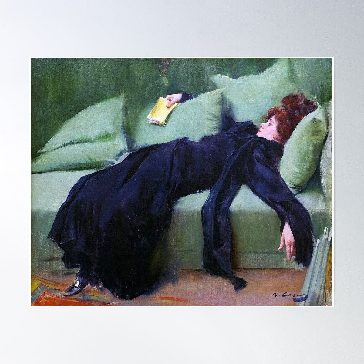 DOPAPRINT Ramon Casas I CarbÃ£Â³ - Decadent Young Woman After The Dance ...