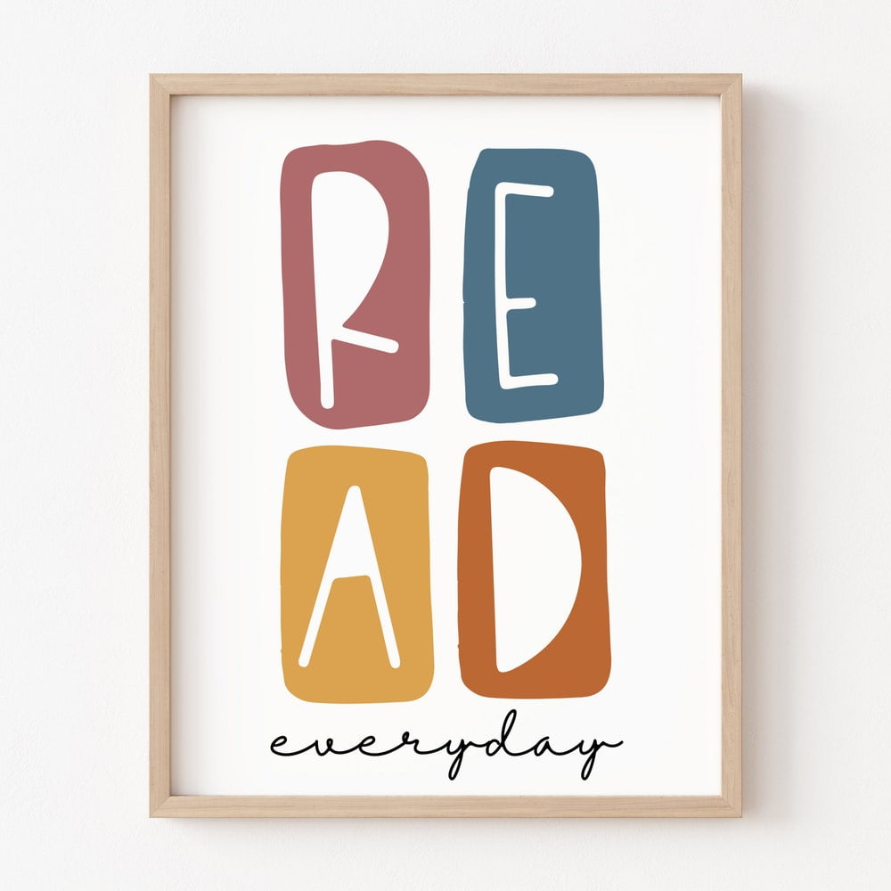 DOPAPRINT Read Everyday Printable, Classroom Posters, Reading Corner ...