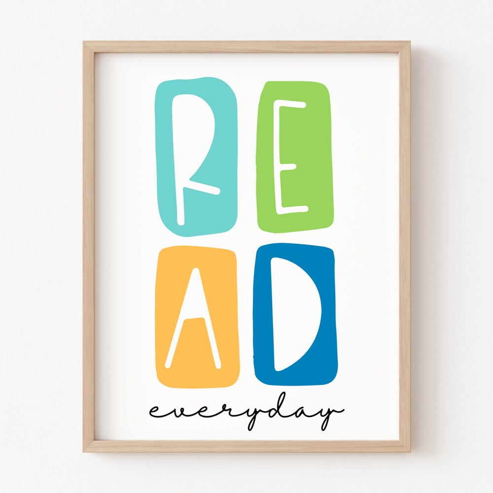 DOPAPRINT Read Everyday Printable, Inspirational Reading Poster For ...