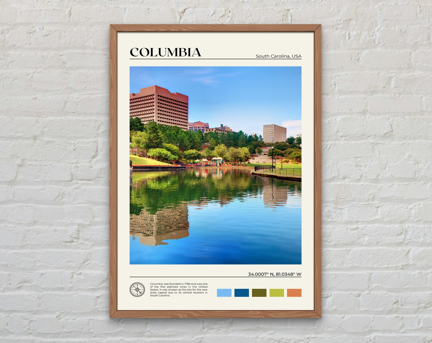 DOPAPRINT Real Photo, Columbia Print, Columbia Wall Art, Columbia ...