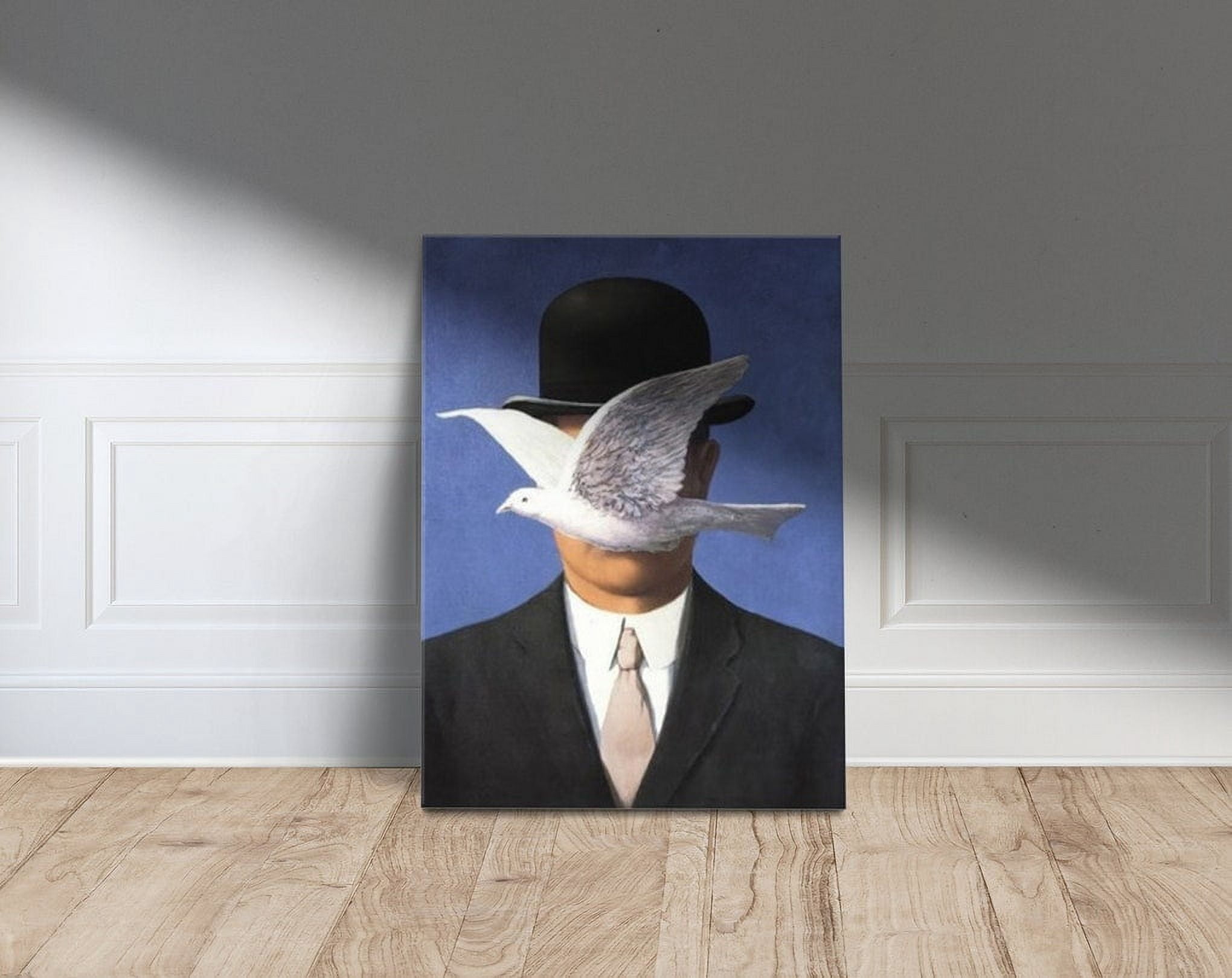 DOPAPRINT Rene Magritte Poster, Man In A Bowler Hat Print, Rene ...
