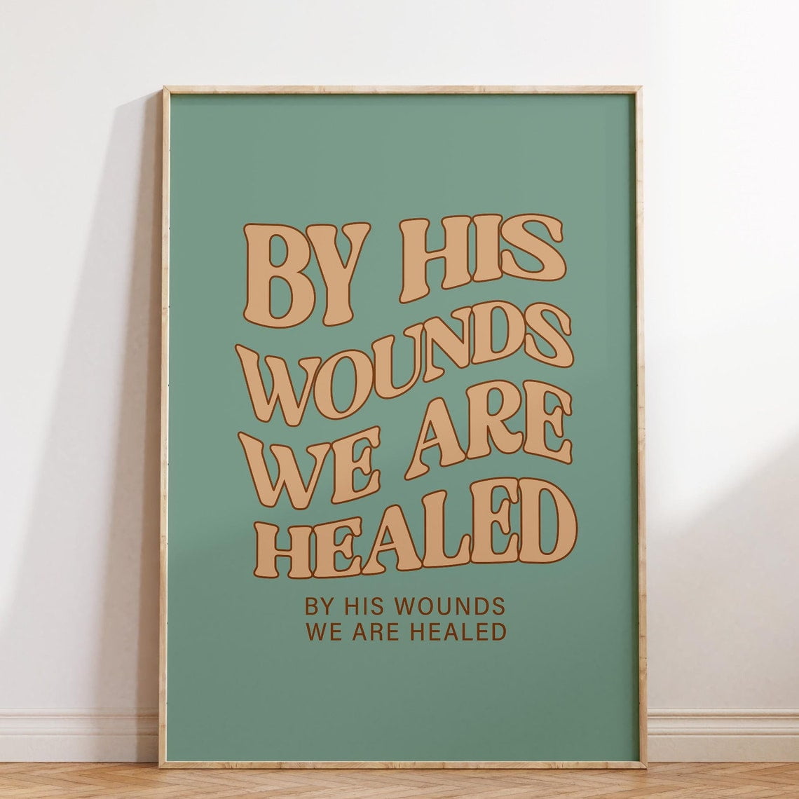 DOPAPRINT Retro Christian Wall Art, Religious Print, Scripture Art ...