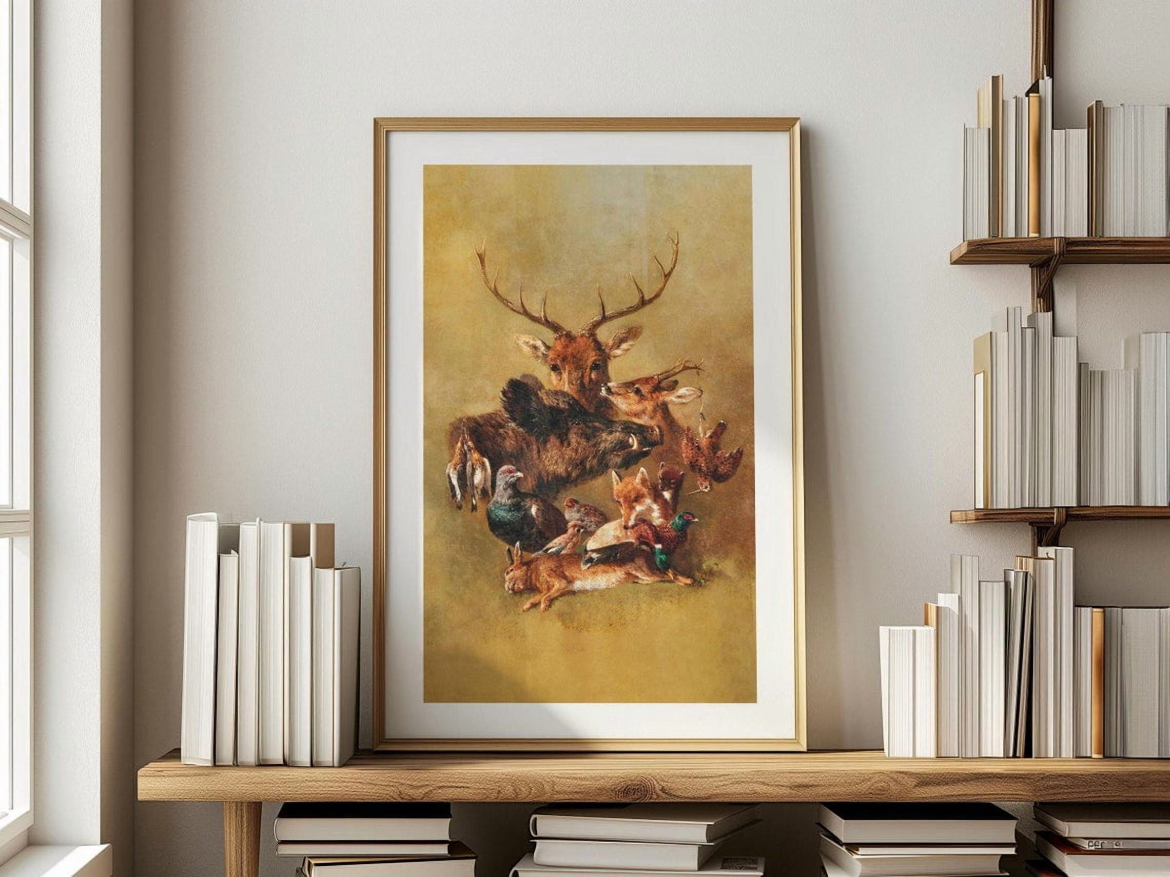 DOPAPRINT Retro Game Hunting Print Gift For Hunter Vintage Hunting Art ...
