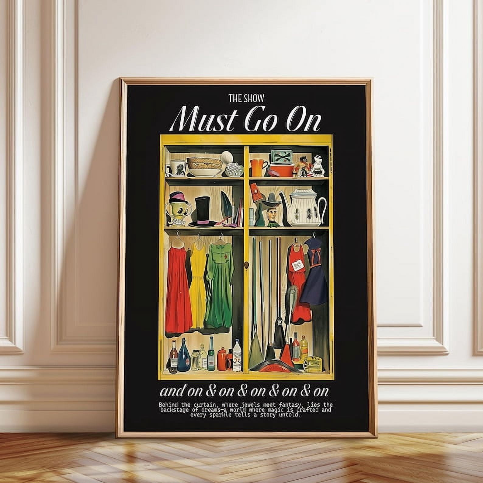 DOPAPRINT Retro Theater Props & s Art Poster - Theatrical Props ...