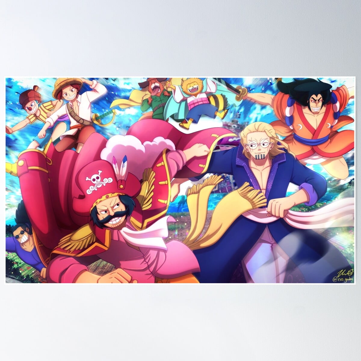 DOPAPRINT Roger Pirates Poster Wall Art, Modern Wall Decor NO FRAMED ...