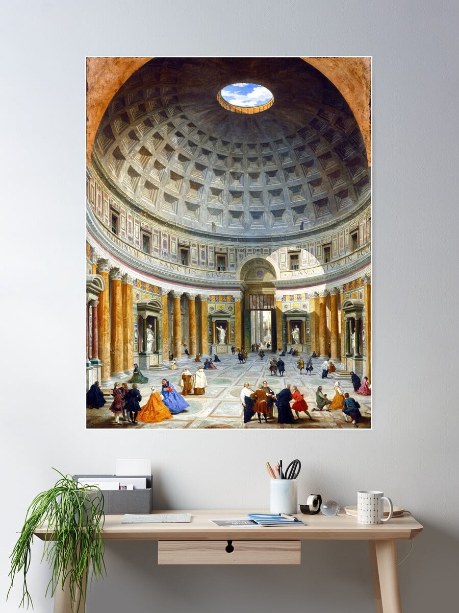 DOPAPRINT Rome By Giovanni Paolo Panini (Roman Poster Wall Art, Modern ...