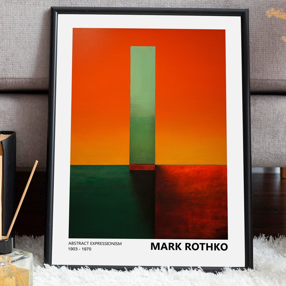 DOPAPRINT Rothko Poster - High Quality Abstract Rothko Wall Art, Mark ...