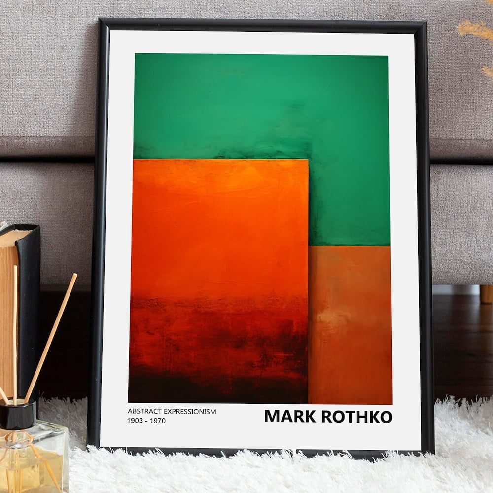 DOPAPRINT Rothko Poster - High Quality Abstract Rothko Wall Art, Mark ...