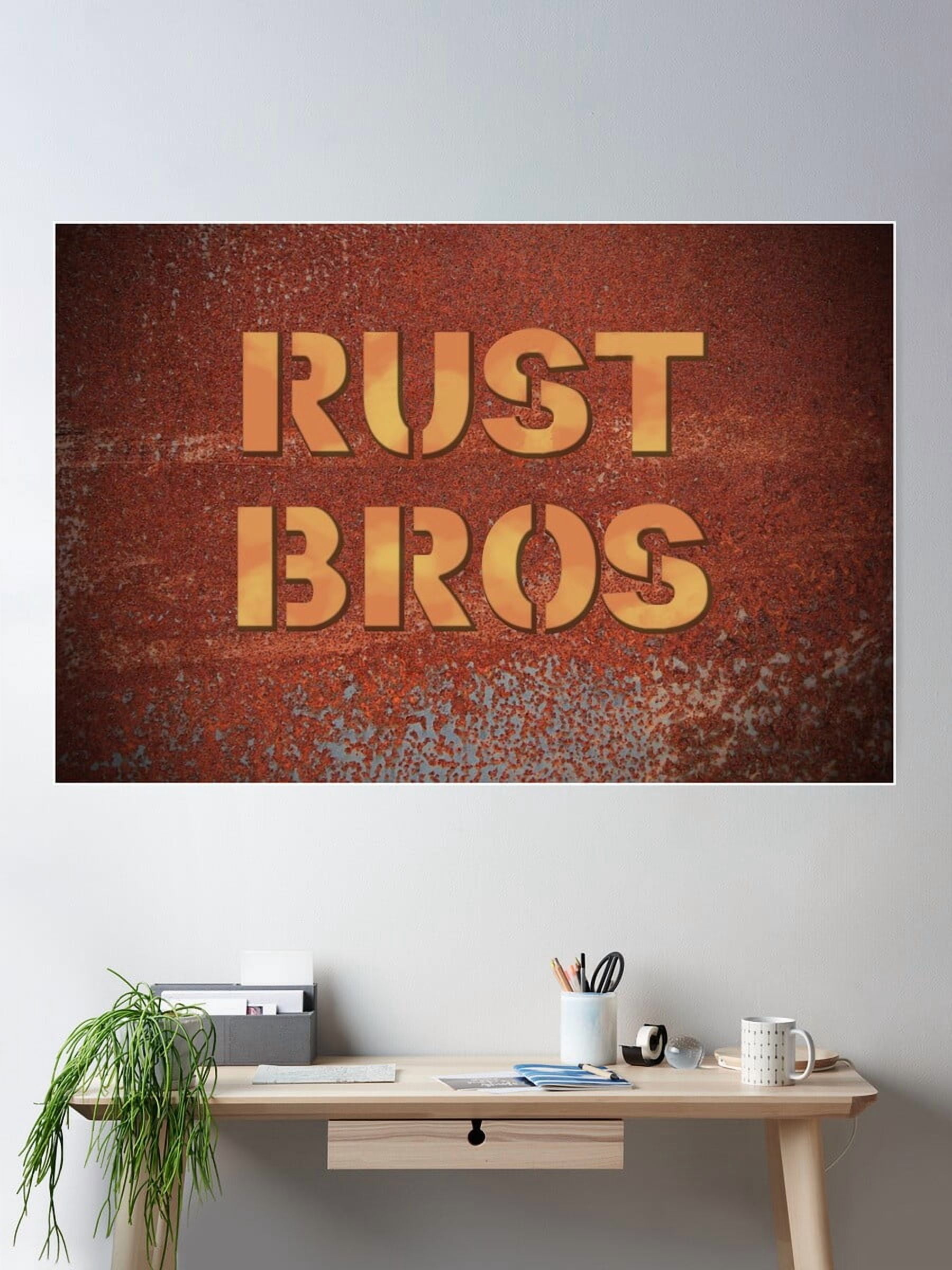DOPAPRINT Rust Bros Logo From Rust Valley Restorers Poster Wall Art ...