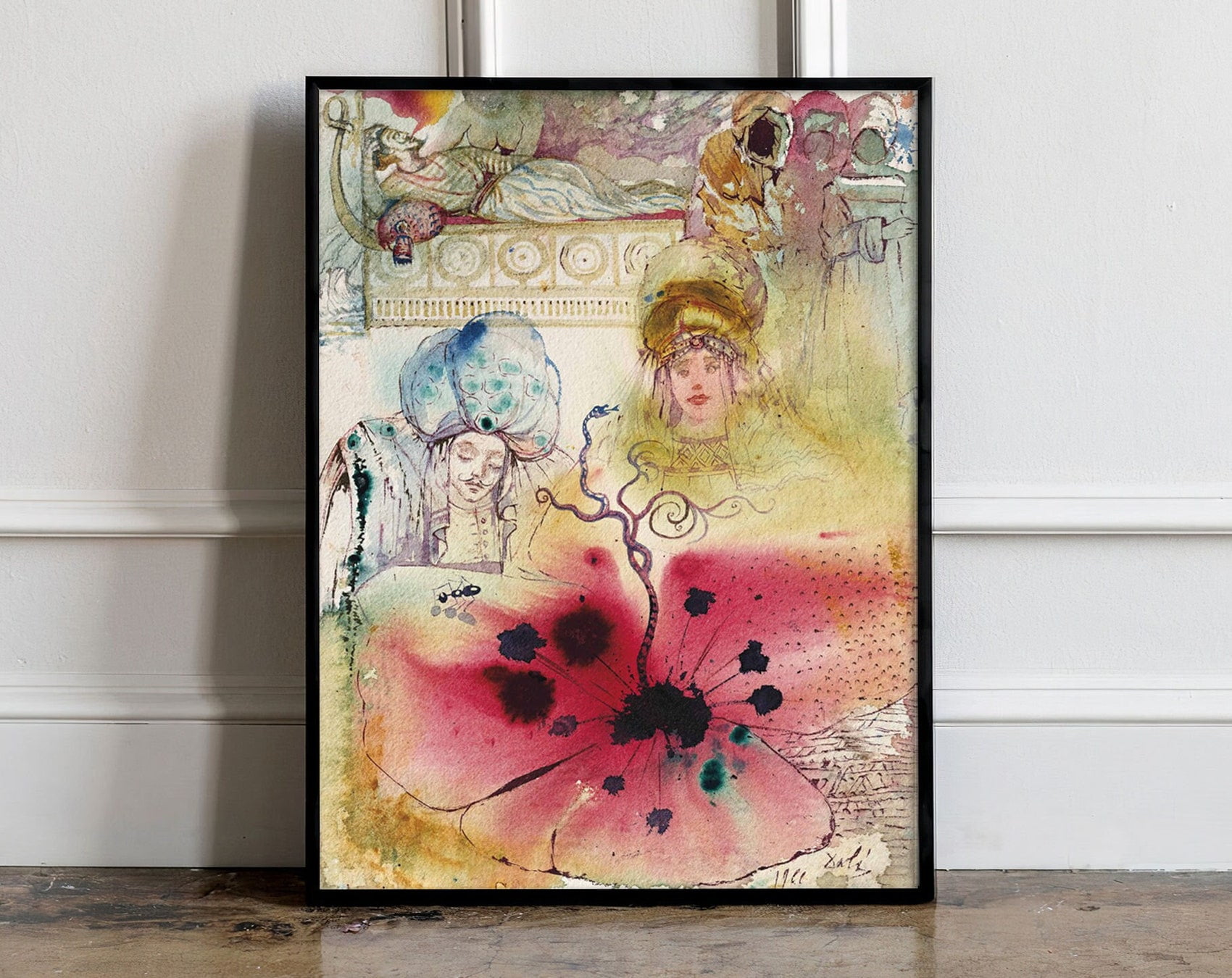 DOPAPRINT Salvador Dali Fuormis et opium Print, Salvador Dali Exhibition Poster, Surrealism ...