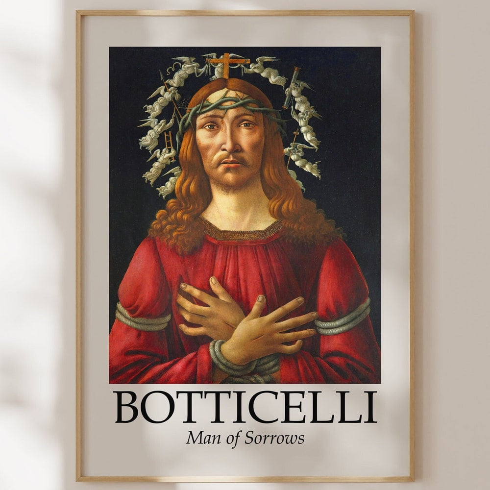 DOPAPRINT Sandro Botticelli Poster - Man of Sorrows - High-quality ...