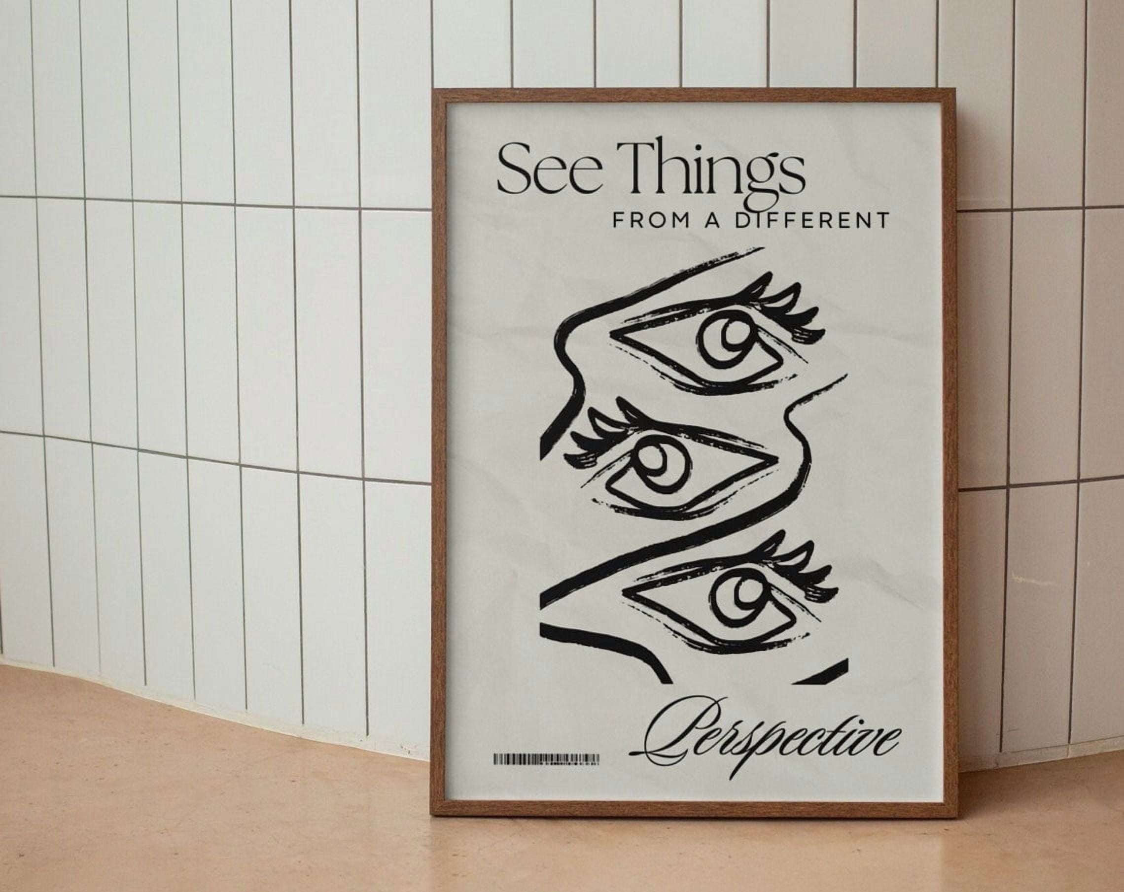 DOPAPRINT See Things Differently Print Motivational Quote Art Prints ...