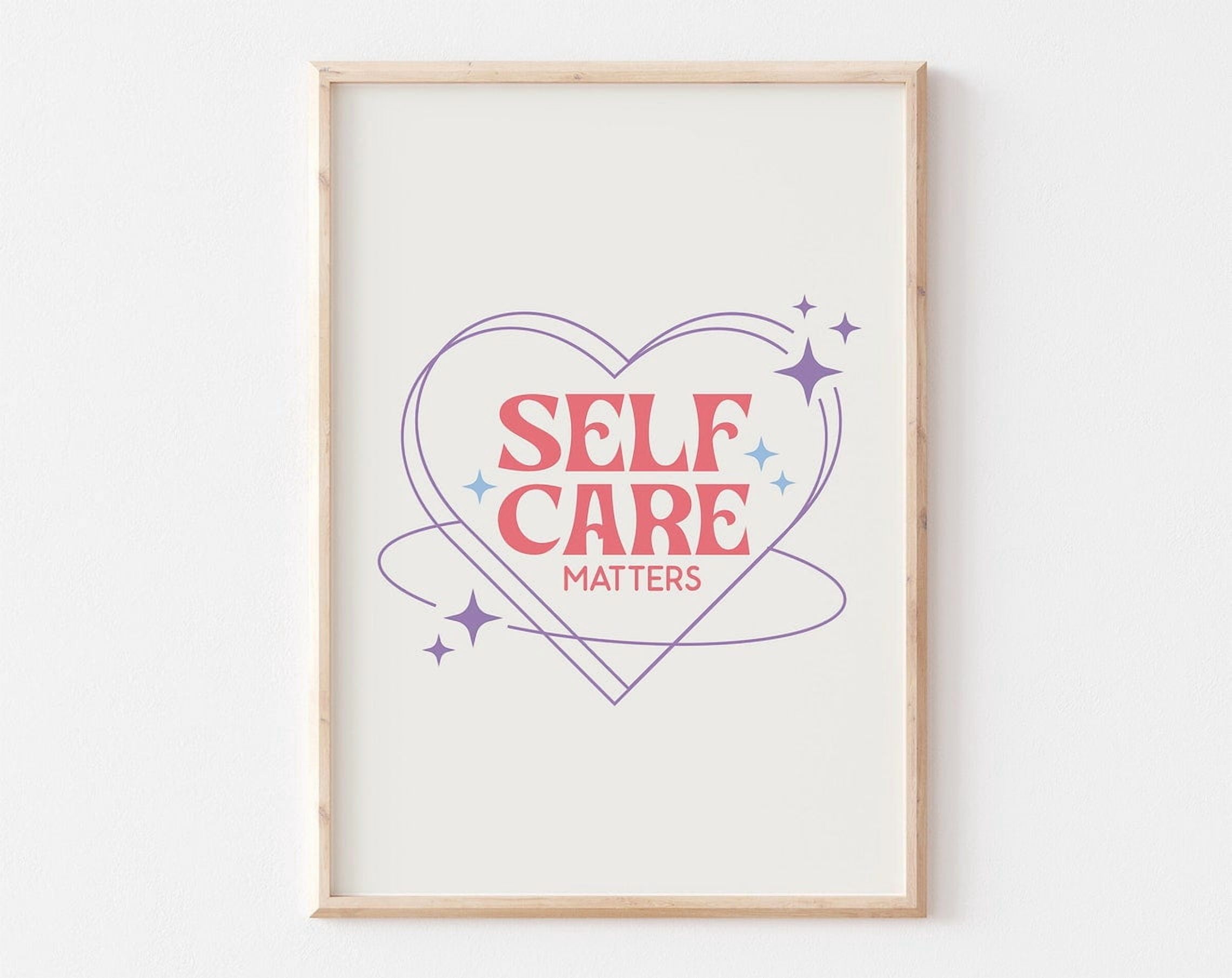 DOPAPRINT Self Love Club Print, Self Care Matters Print, Self Love ...