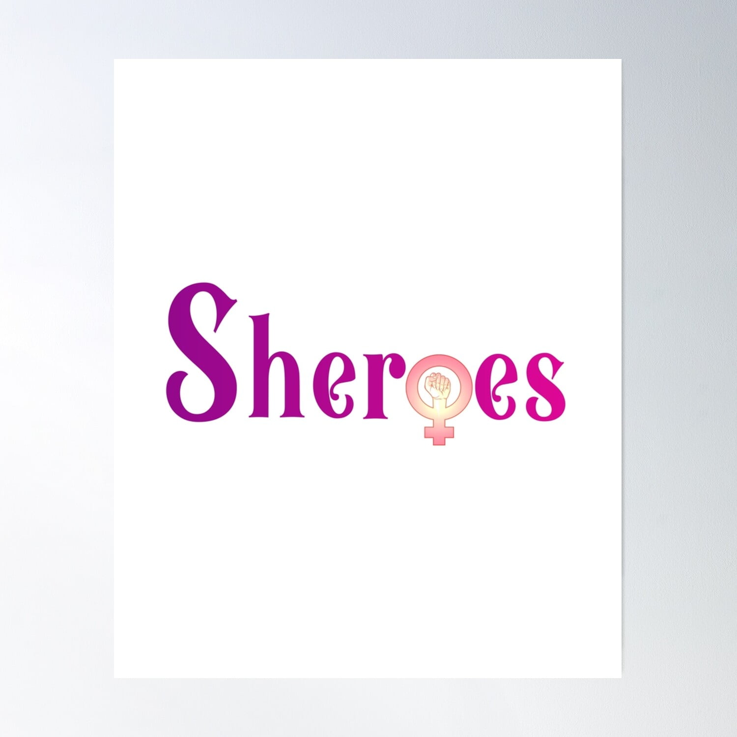 DOPAPRINT Sheroes Poster Wall Art, Modern Wall Decor NO FRAMED POSTER, Wall Art Home Decor ...