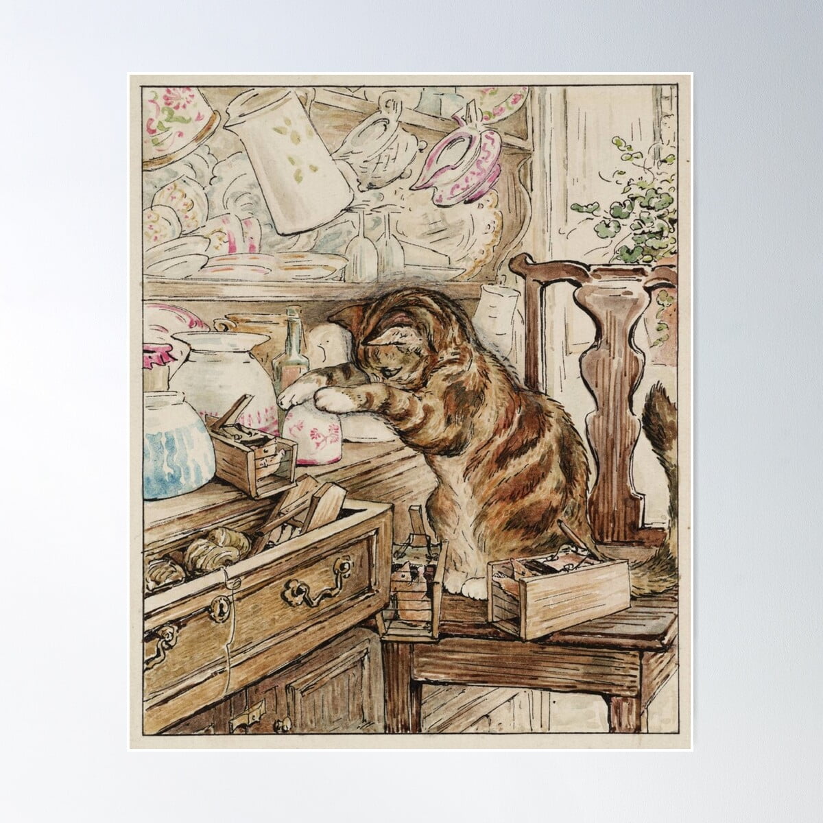 DOPAPRINT Simpkin Looking For The Mice - The Tailor Of Gloucester ...