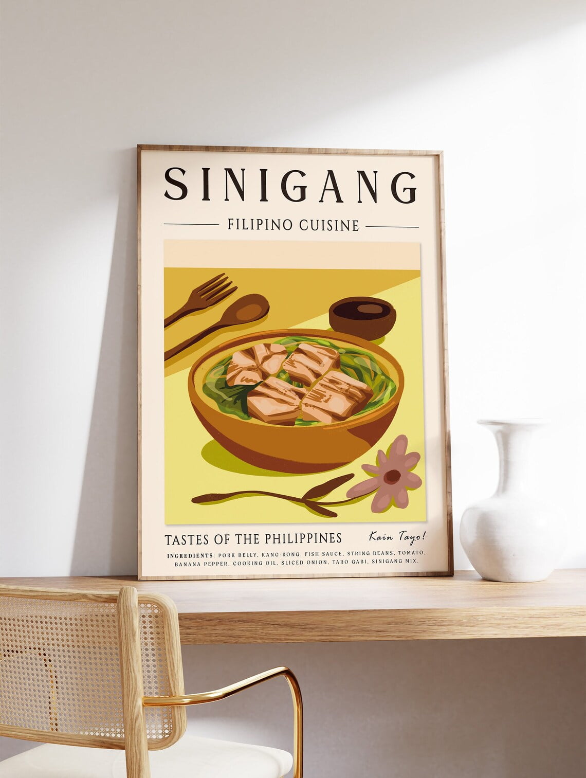 DOPAPRINT Sinigang Filipino Food Poster, Filipino Food Print ...