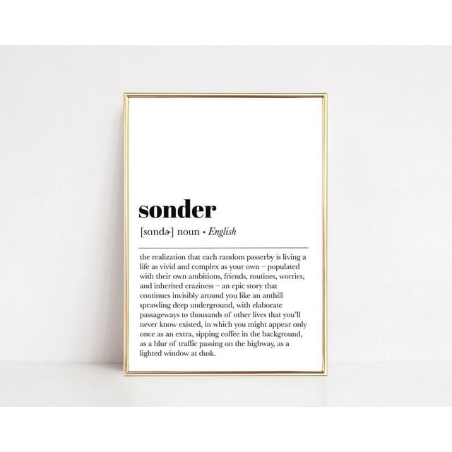 DOPAPRINT Sonder Definition Printable Inspiring Definition Word ...