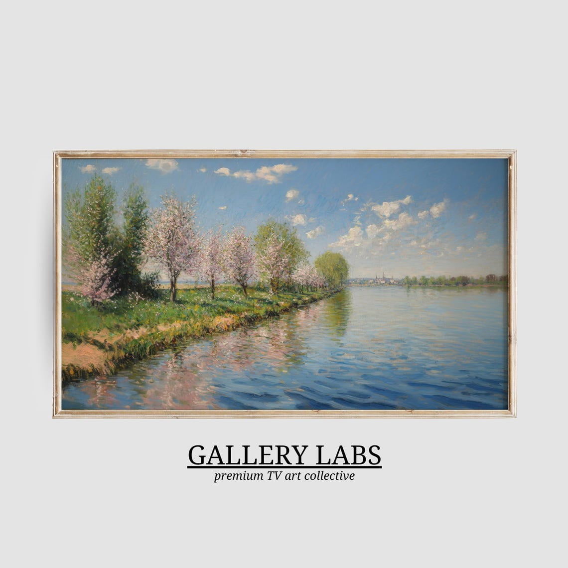 DOPAPRINT Spring Landscape Samsung Frame Tv Art , Country Farmhouse ...