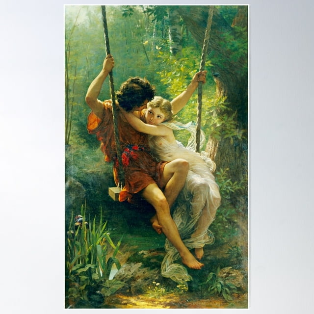 DOPAPRINT Springtime - Pierre-Auguste Cot Poster Wall Art, Modern Wall ...