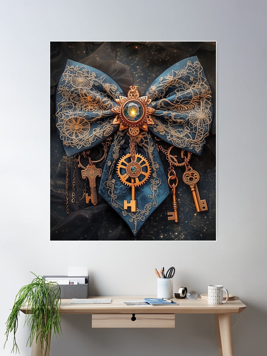 DOPAPRINT Steampunk Victorian Keymaster Bow Ã‚â‚¬â€œ Intricate Lace ...