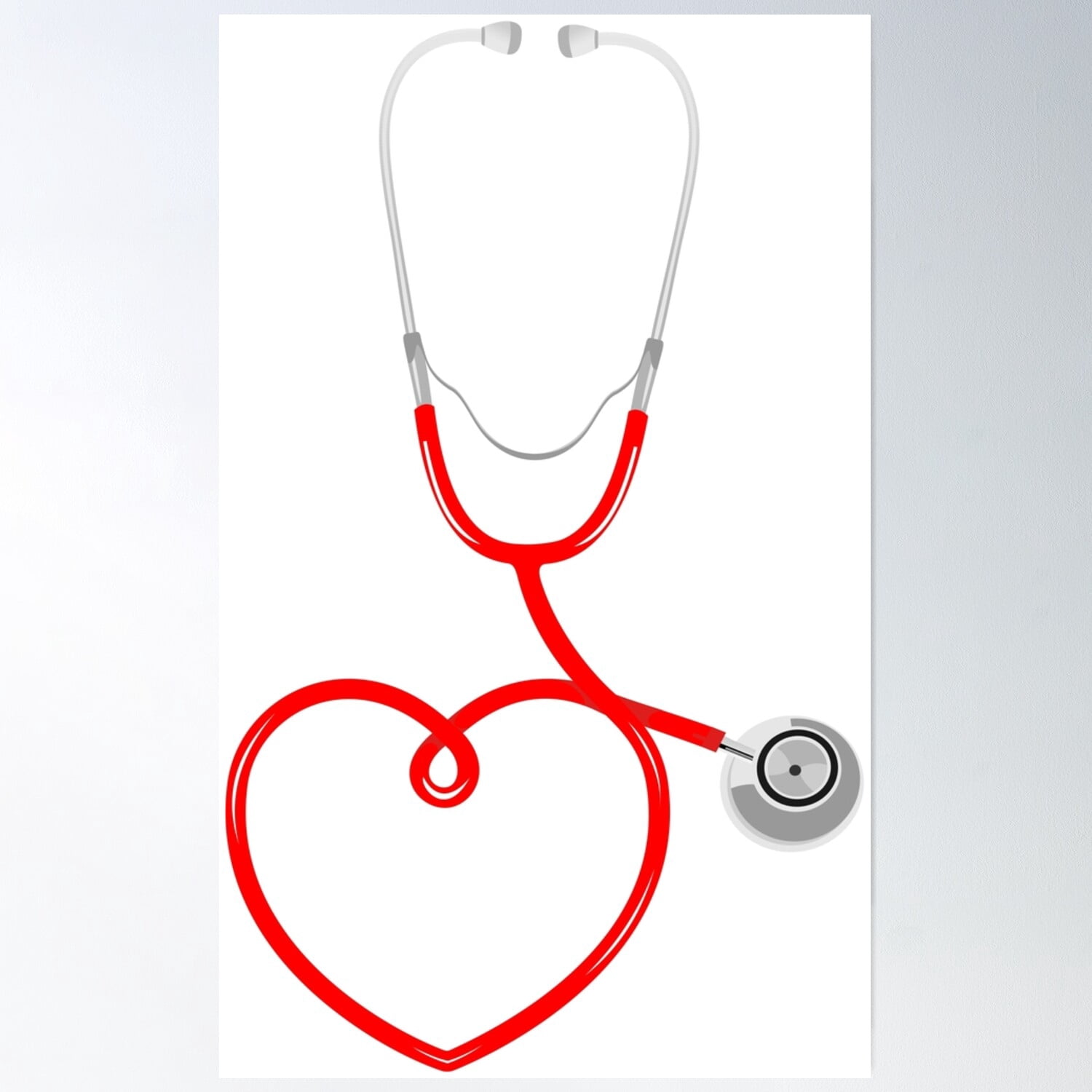 DOPAPRINT Stethoscope Poster Wall Art, Modern Wall Decor NO FRAMED ...