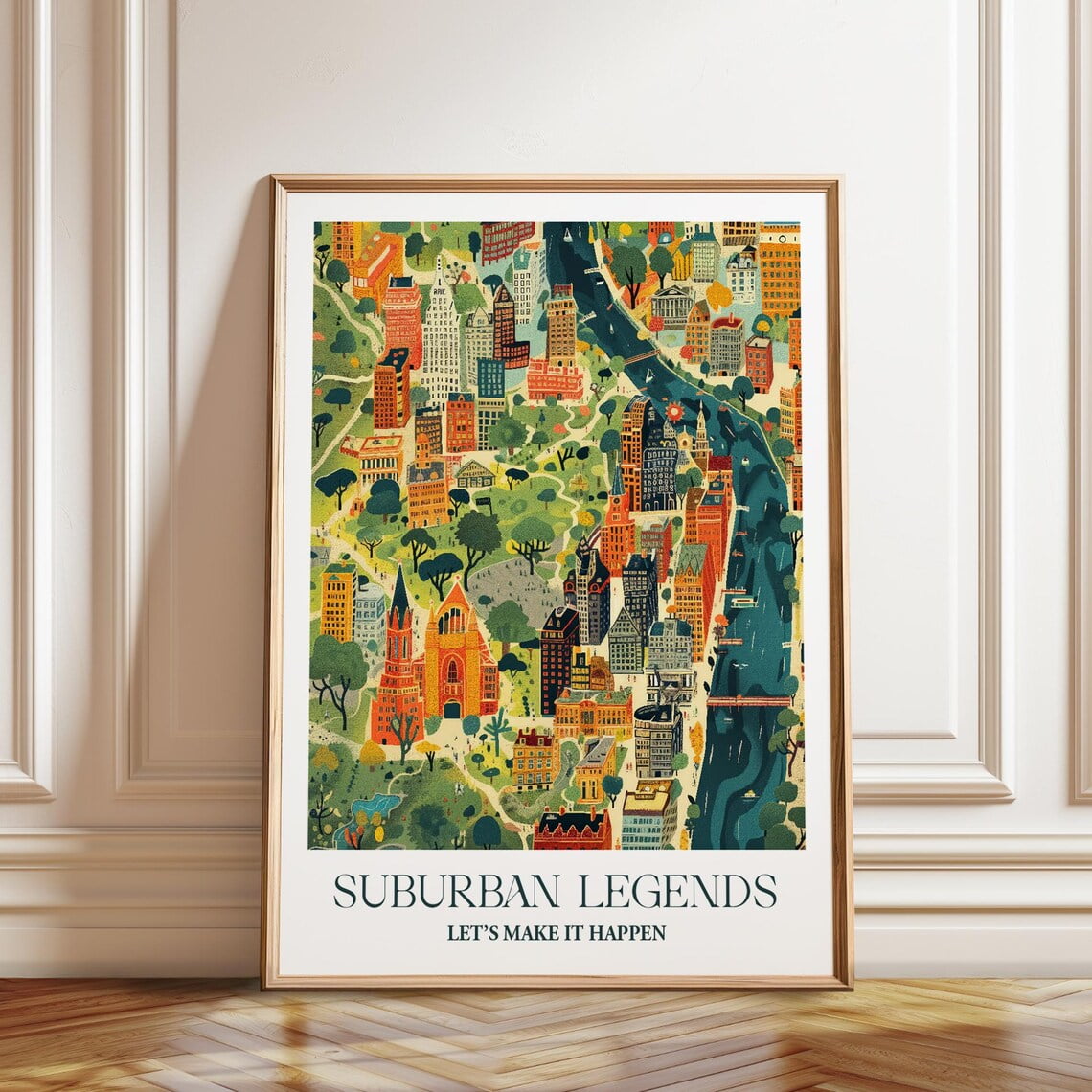 DOPAPRINT Suburban Legends Wall Art - Urban Charm Meets Mystical ...