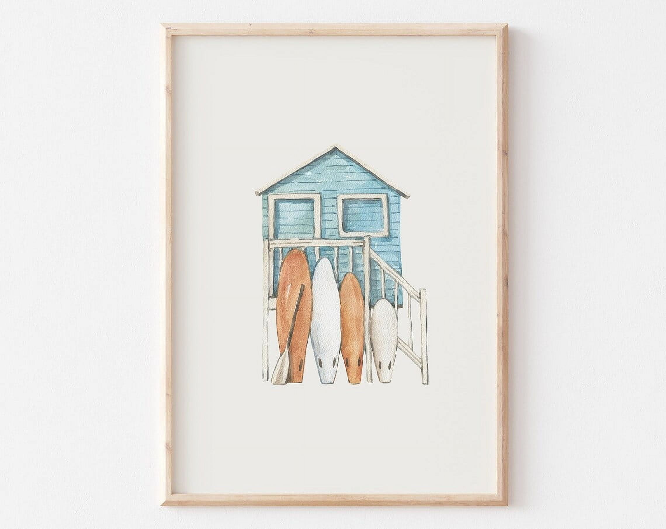 DOPAPRINT Summer Art, Blue Beachy Wall Art Print, Ocean Wall Art ...