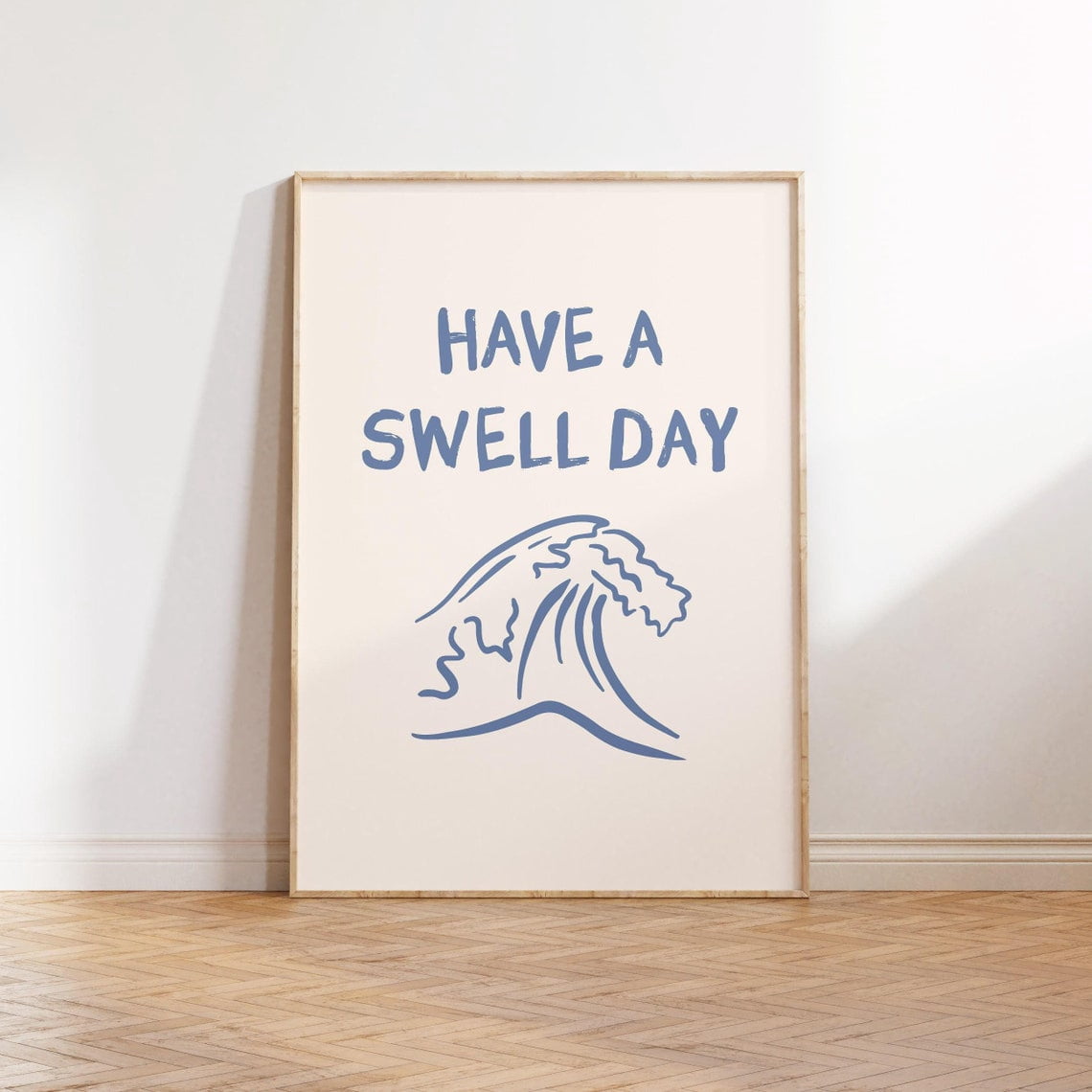 DOPAPRINT Surf Poster Have A Swell Day Wall Art Surf Illustration ...