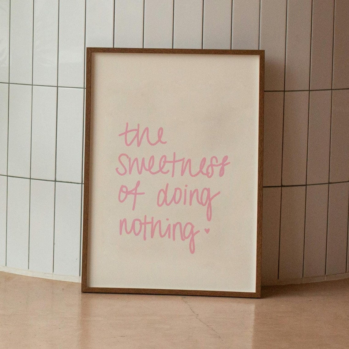 DOPAPRINT The Sweetness Of Doing Nothing Print Vintage Wall Art Prints ...