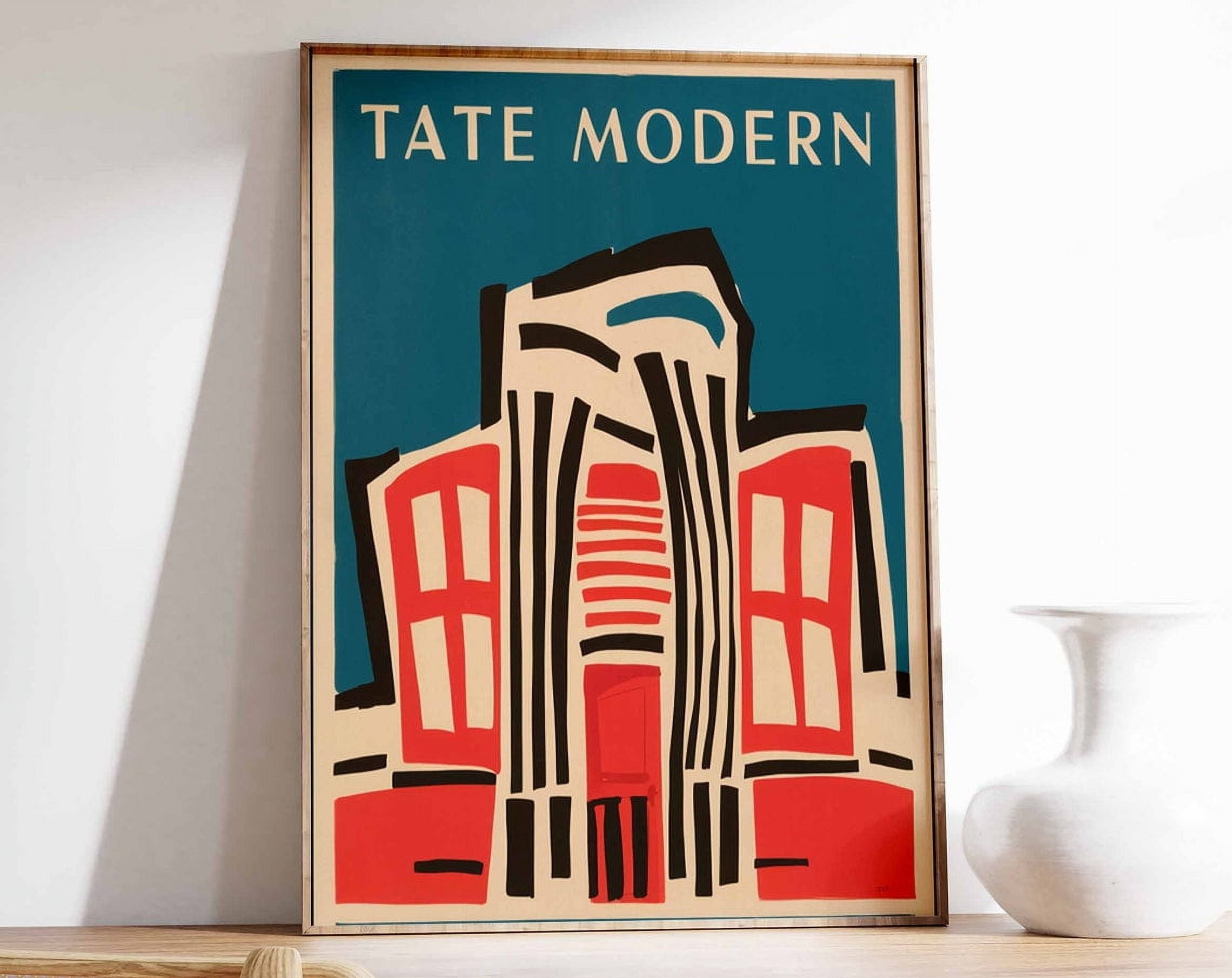 DOPAPRINT Tate Modern Museum Poster, London Print, London Art, London ...