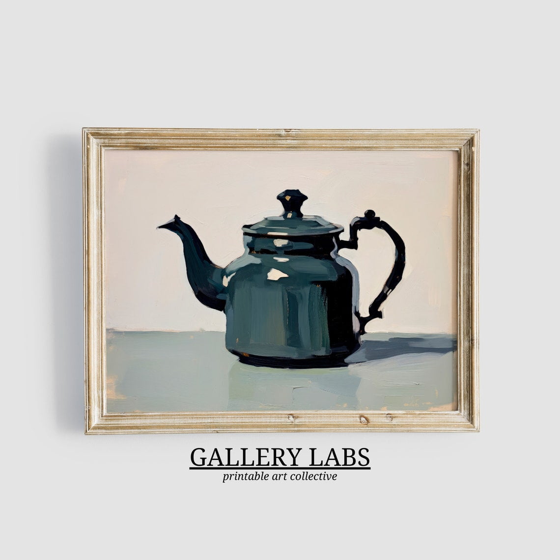DOPAPRINT Tea Pot Wall Art Able Restaurant Decor Modern Cafe Art ...