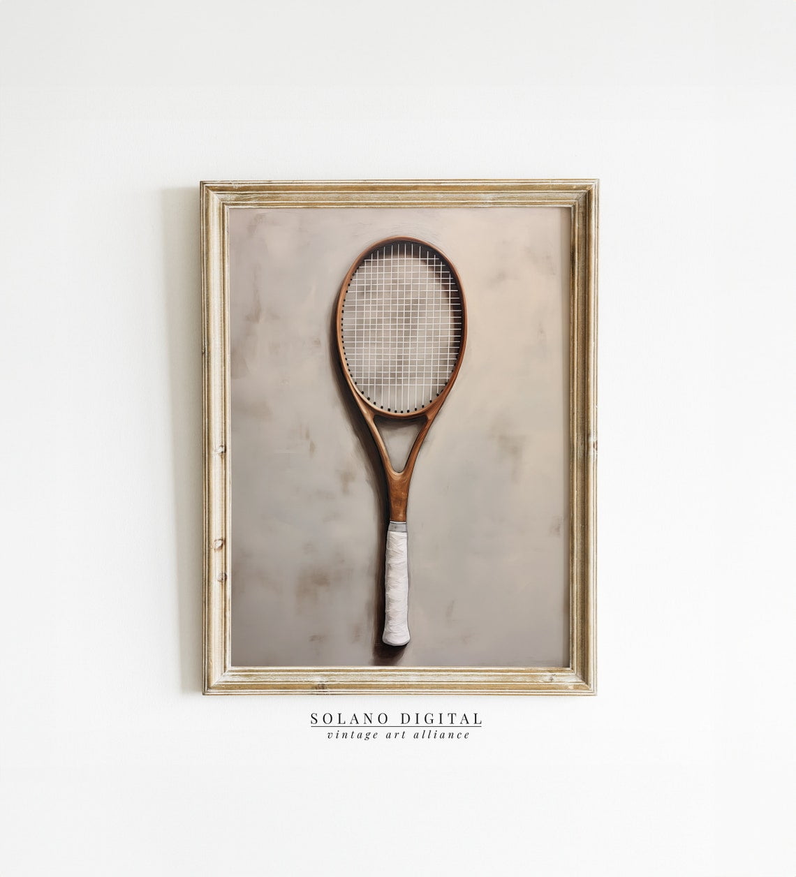 DOPAPRINT Tennis Racket Art Tennis Racket Wall Art Tennis Painting ...