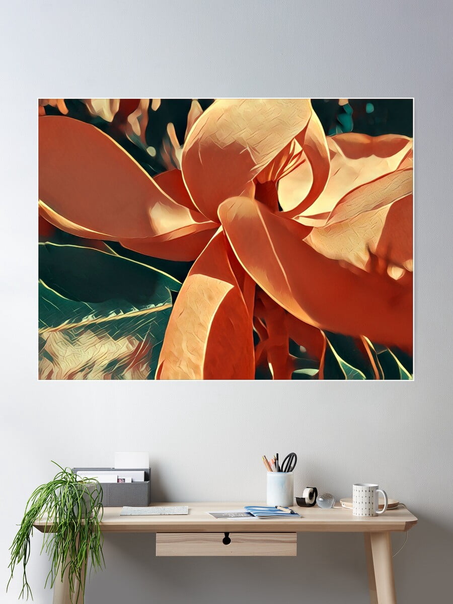 DOPAPRINT The Extroverted Introvert - Woven - Flowers Poster Wall Art ...