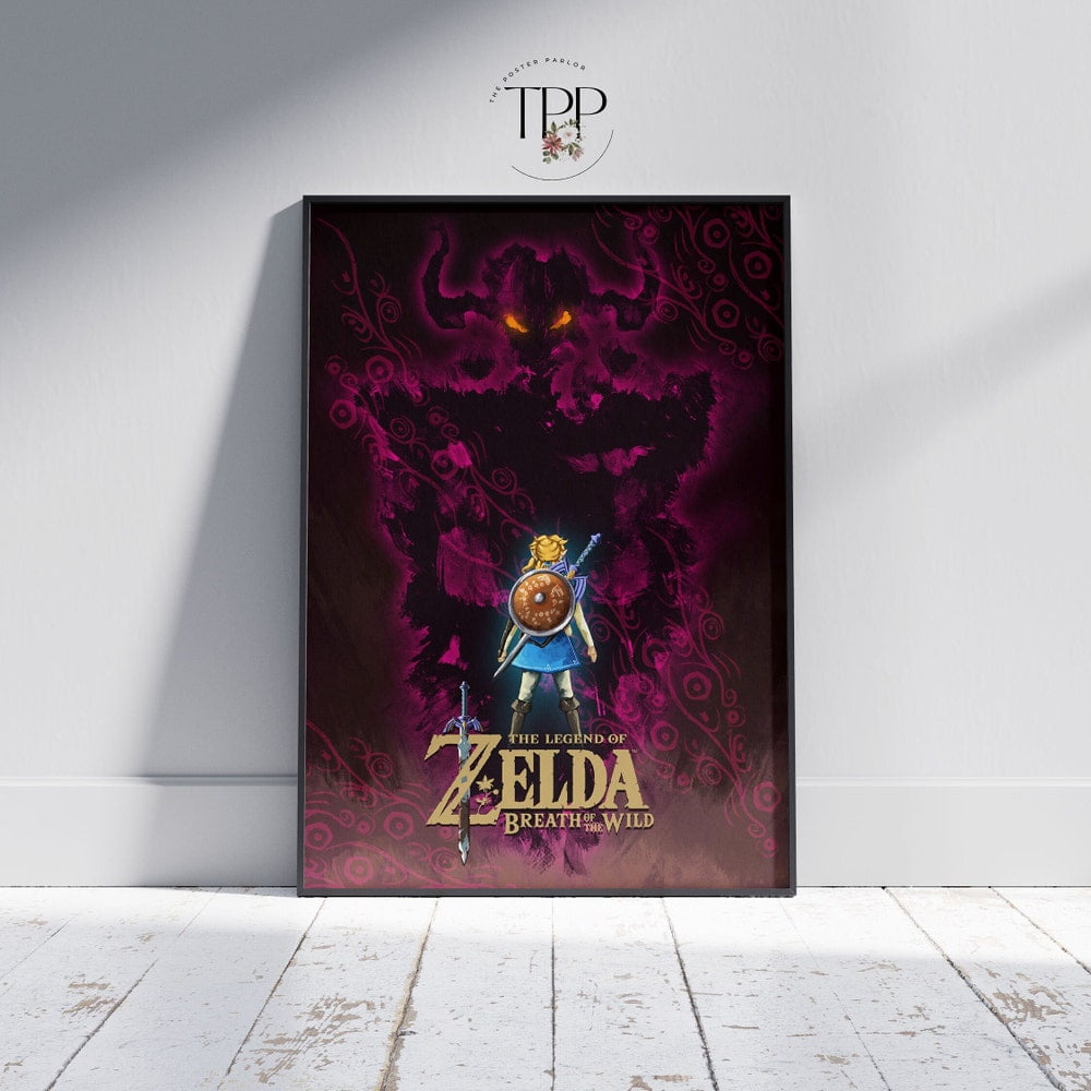 DOPAPRINT The Legend Of Zelda Poster, Breath Of The Wild Wall Art ...