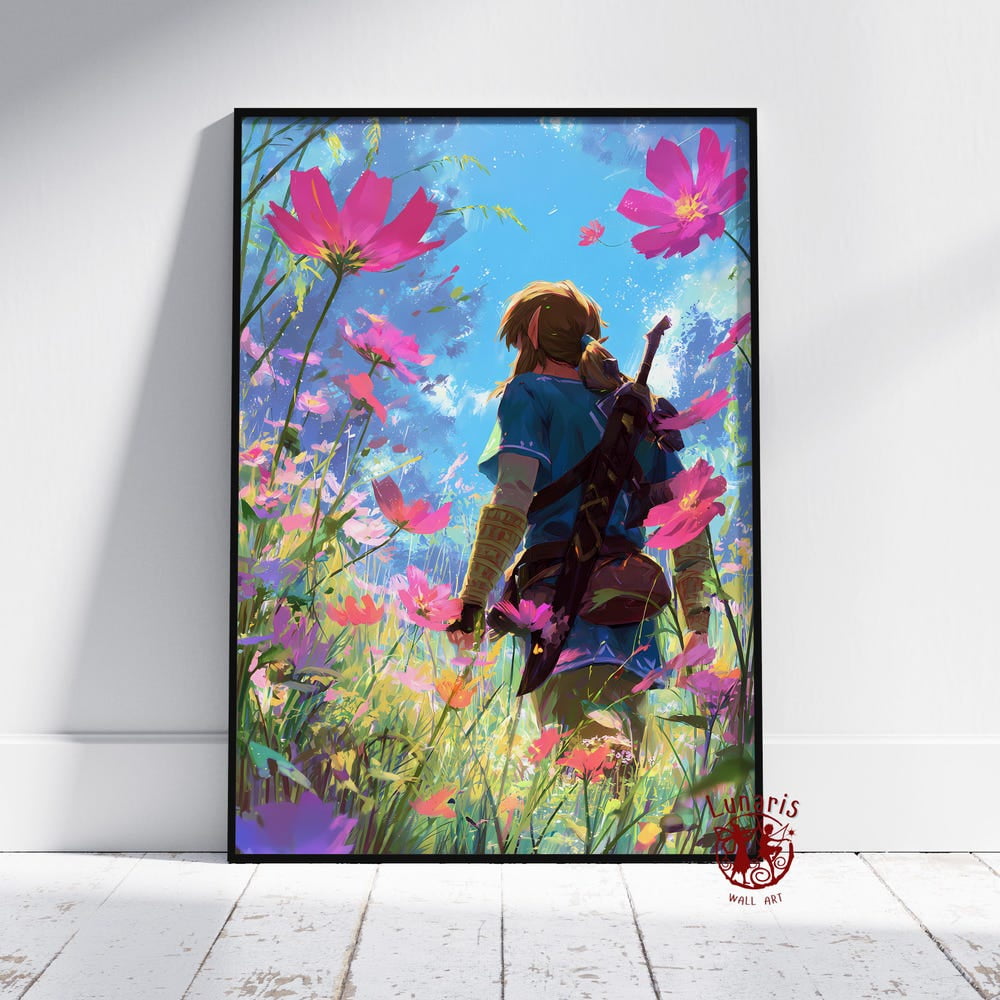 DOPAPRINT The Legend Of Zelda Poster, Breath Of The Wild Wall Art, Poster Print, Gift Game ...